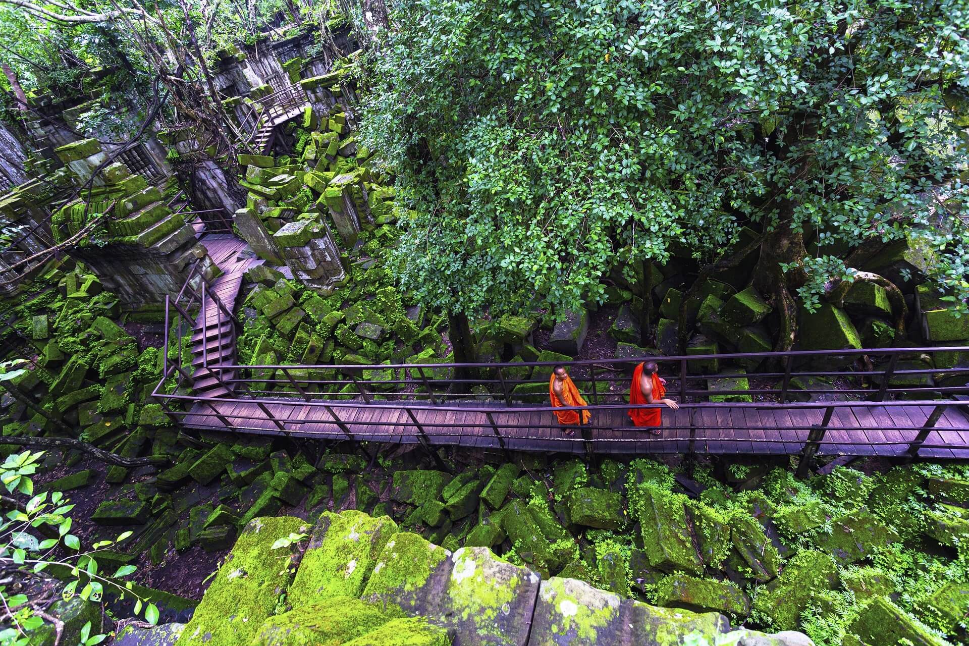 Day trip to Beng Mealea temple & stilt-houses village By English ...